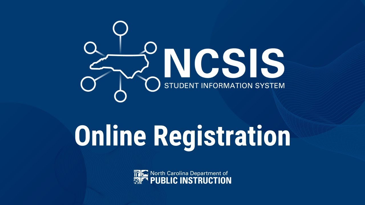 NCSIS Online Registration - YouTube