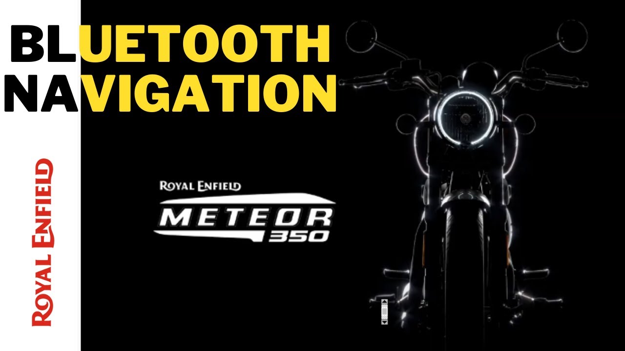 Royal Enfield Meteor 350 Bluetooth Navigation System | Navigation setup ...