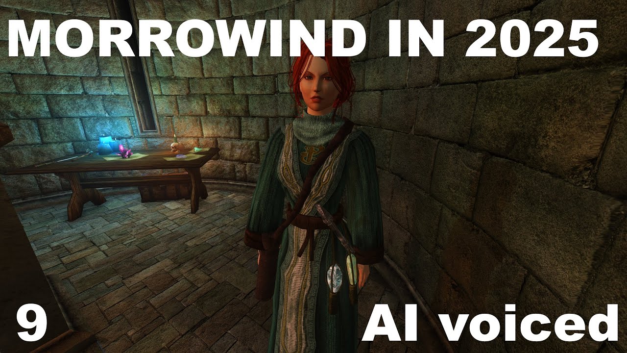 Morrowind 2025 on OpenMW – AI Voices, Lore Audiobooks & Total Overhaul | Part 9 - YouTube
