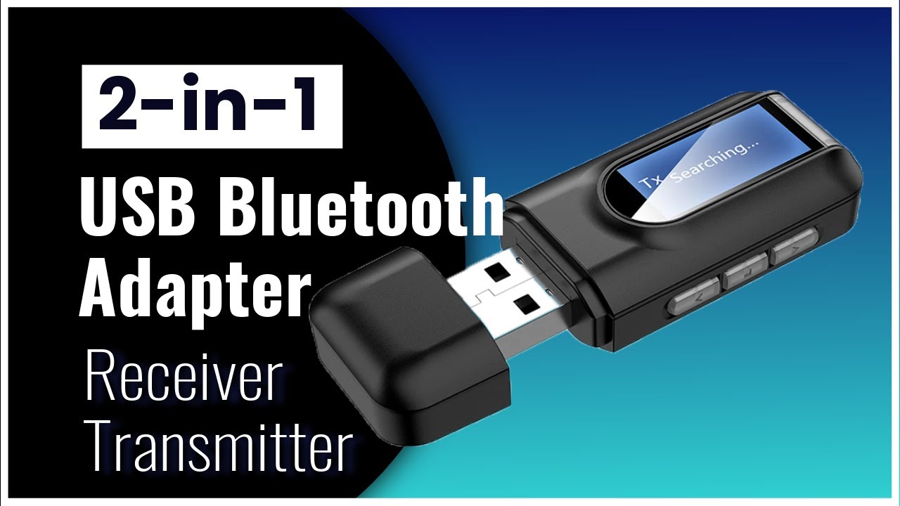 LCD Display Usb Bluetooth Dongle Adapter - YouTube