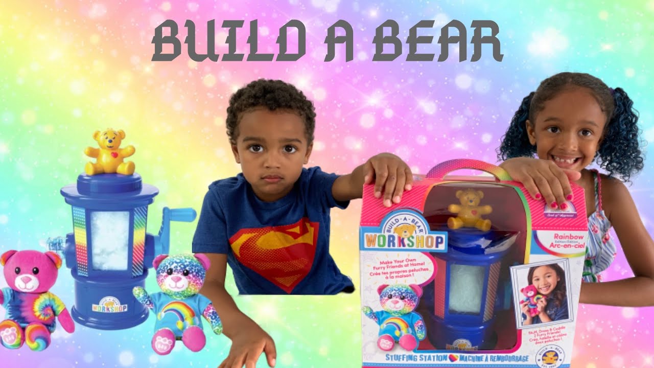 BUILD A BEAR WORKSHOP STUFFING STATION #buildabear #unboxing #fun - YouTube