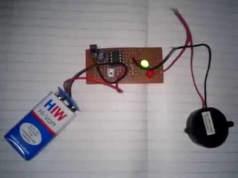how to homemade Adjustable 1 10 Minute Timer Project using 555 ic - YouTube