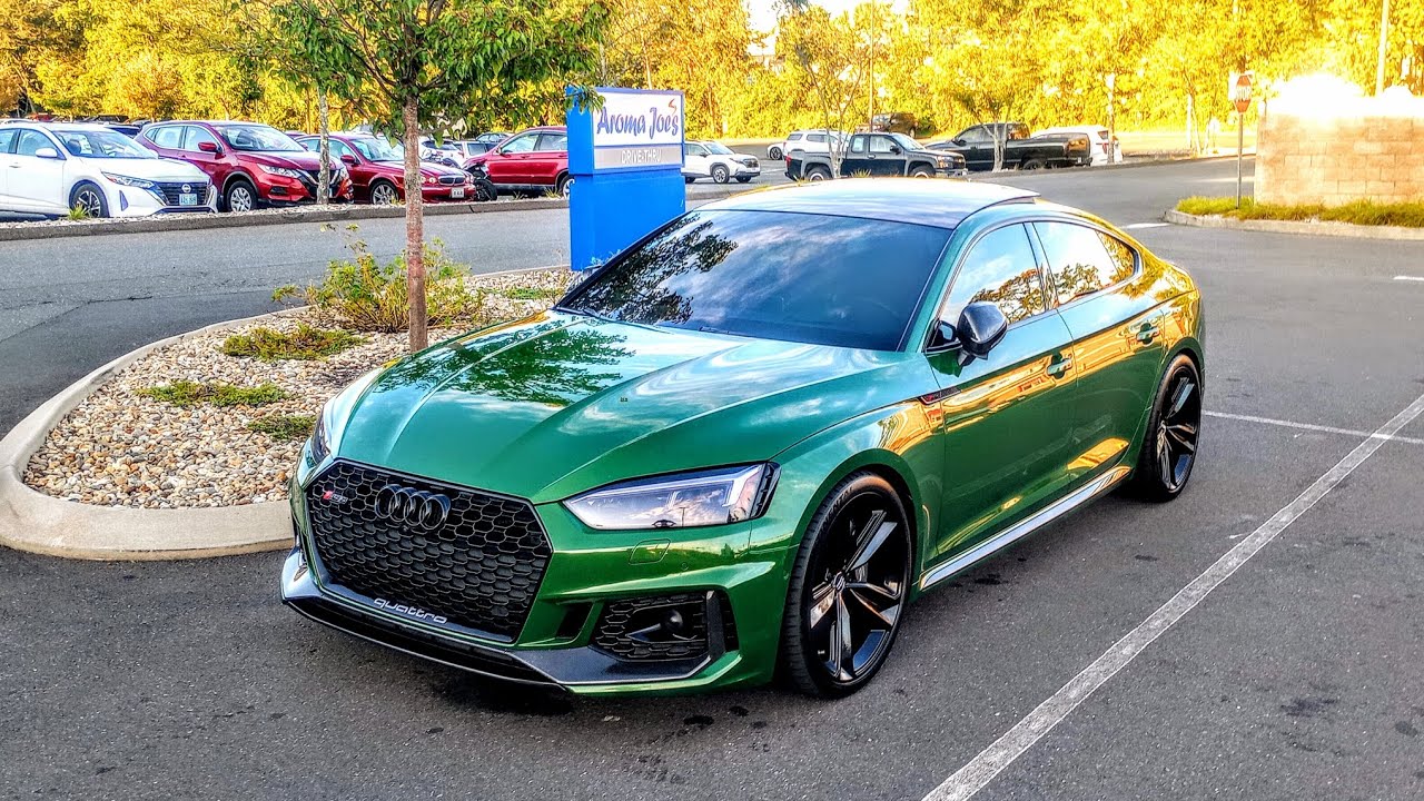 2021 AUDI RS-5 TWIN TURBOCHARGED 2.9L V6 444HP EXT SONOMA GREEN LX6R ...