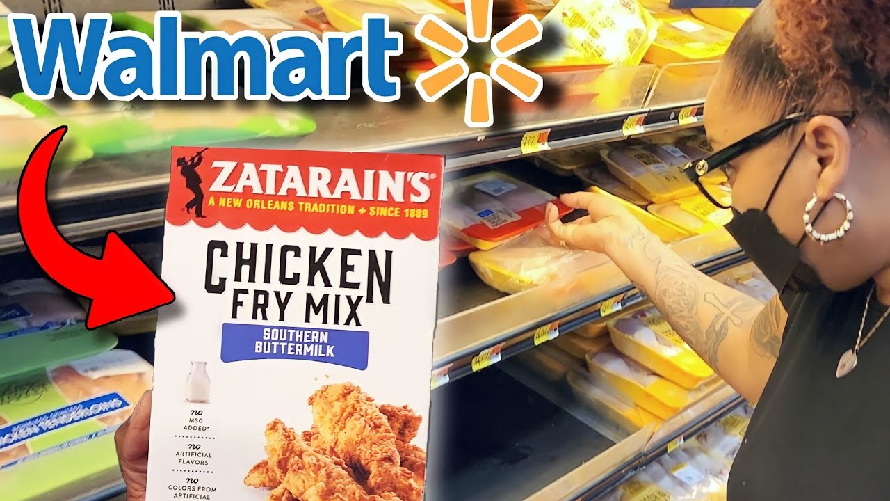Walmart Grocery Haul Feat. Zatarain's Fried Chicken For Dinner - YouTube