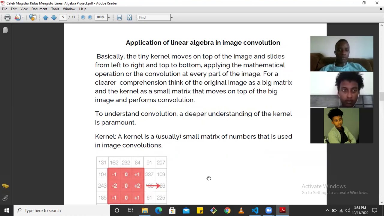 Group4 linear Algebra project presentation - YouTube