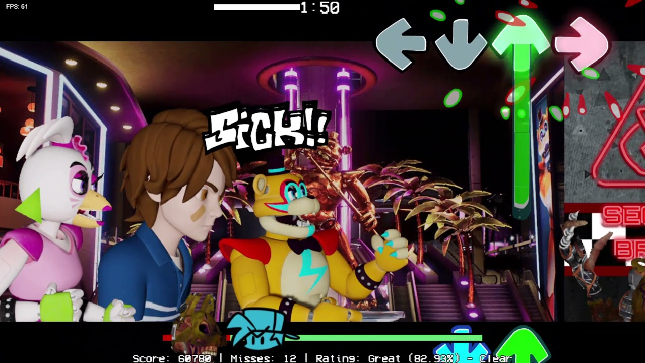 FNF FNAF Security Breach Sings Zanta - YouTube