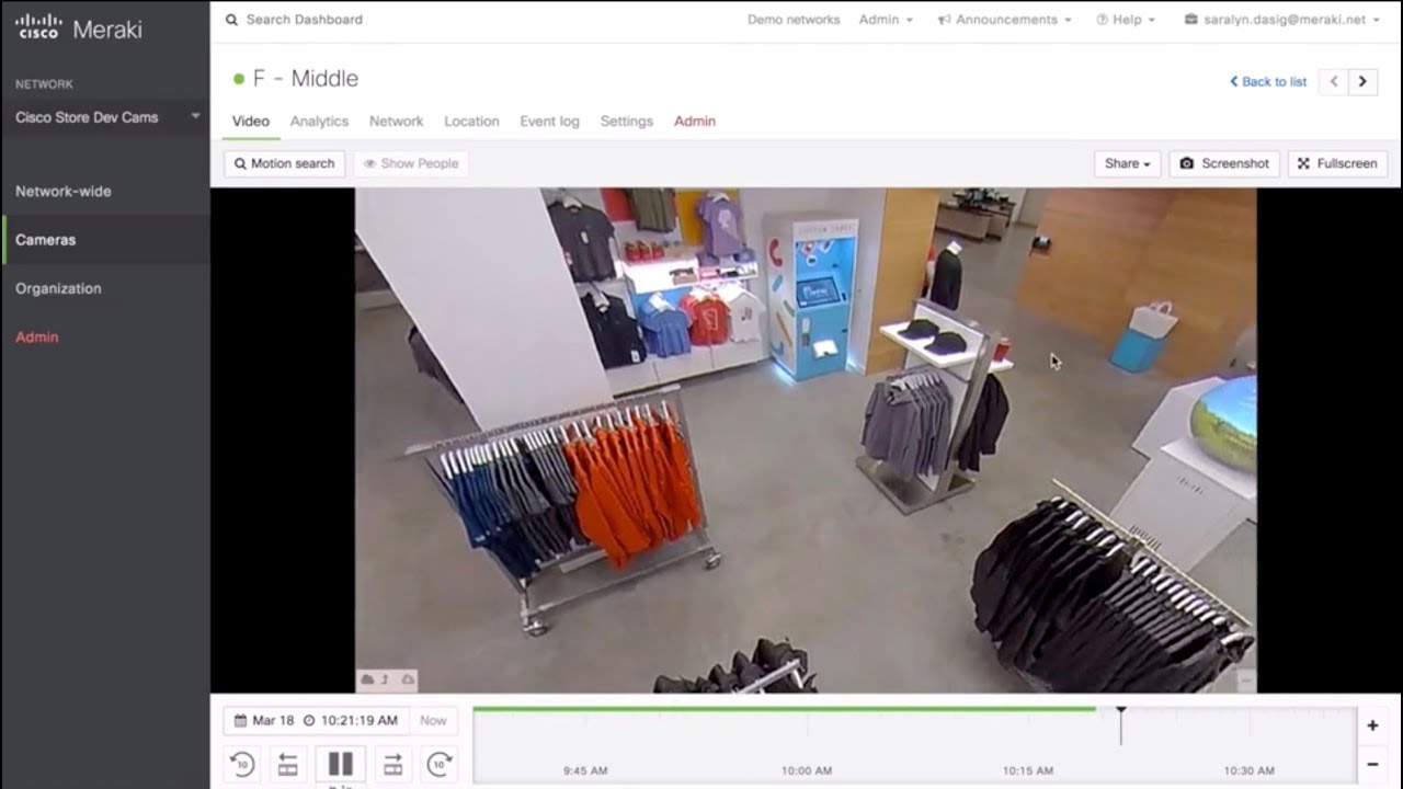 Démonstration de la caméra Cisco Meraki MV32 - YouTube