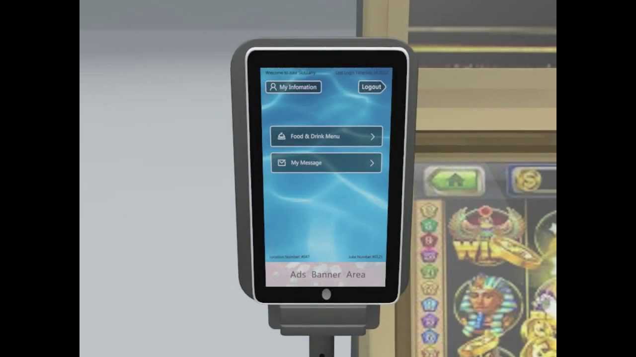 Ipad Slot Machine Kiosk for Use in Land Base Casinos - YouTube