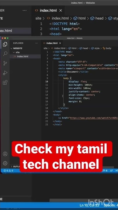 Create website in 59 seconds.. check my 30 minute react course in tamil #html #netlify #webdev ...