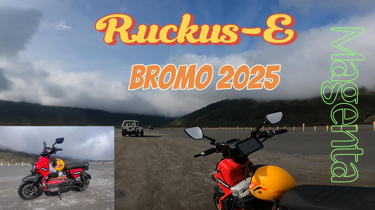 Ruckus-e Tour d'Bromo (Pacific Magenta Upgrade) - YouTube