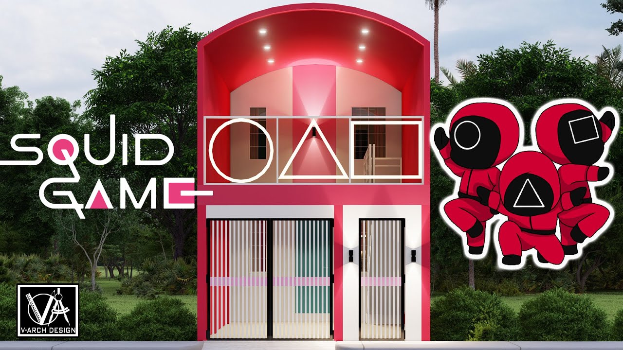 Squid Game 2 Storey House Design Theme - YouTube