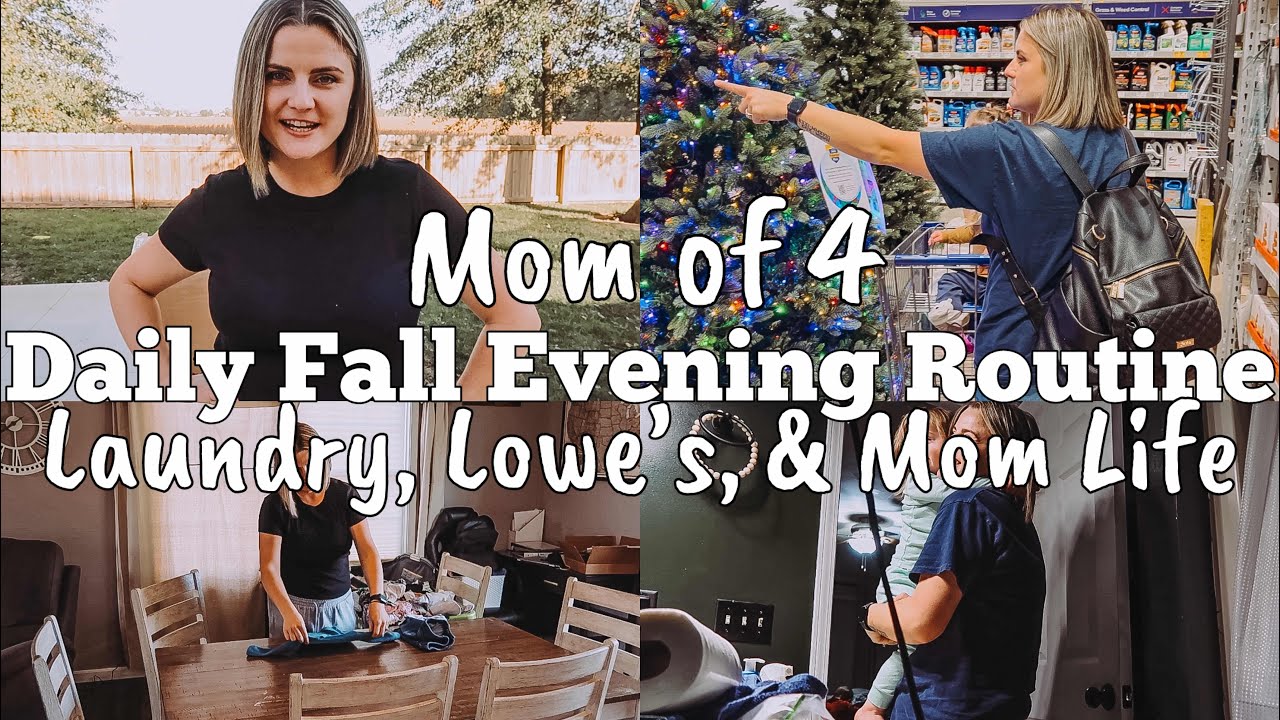 MOM OF 4 FALL EVENING ROUTINE | MOM OF 4 DAY IN THE LIFE | FUNCID ...