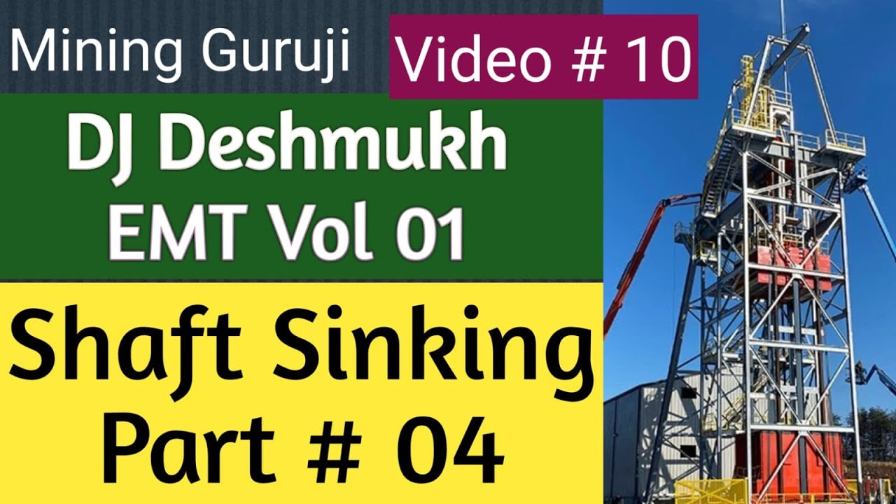 shaft sinking part 4 || shaft sinking || sinking shaft || mining shaft ...