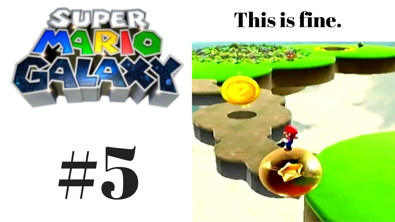 Super Mario Galaxy Part 5 - The Ball Level - YouTube