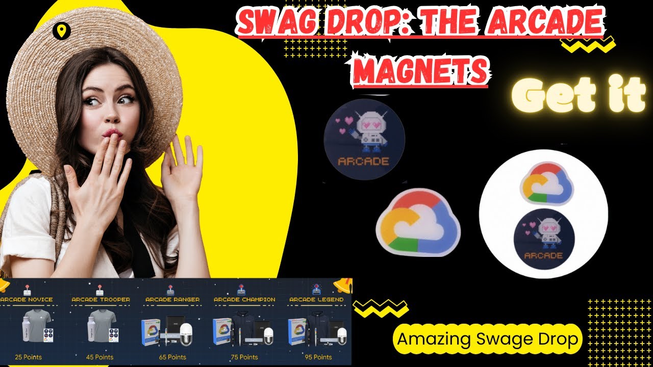 Swag Drop: The Arcade Magnets In Google Cloud Season 2 #arcadegame # ...