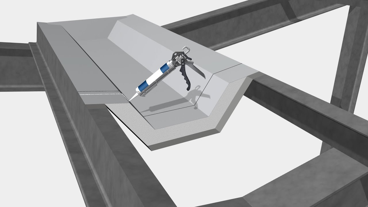 03 Kingspan Membrane Lined Insulated Gutter Installation - YouTube