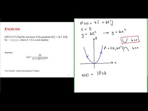 Using an Alternative Formula to Find the Curvature of a Parabola - YouTube