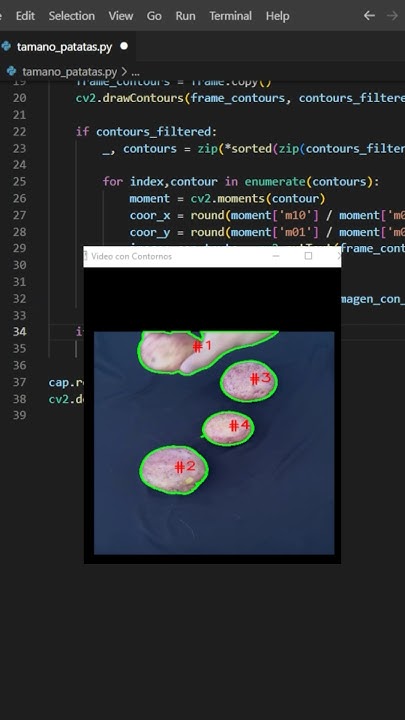 Tamaño De Objetos Con Python Y Opencv Parte Ii Programacion Python Opencv Pythonprogramming