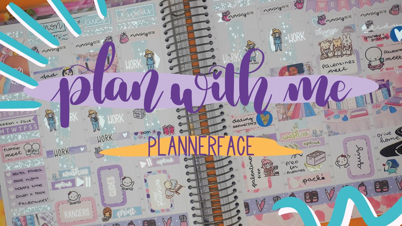 Plan With Me Planner Friends (Plannerface) Tilly Journals 6th Feb 2023 ...