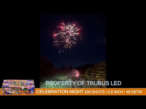KEMBANG API / FIREWORKS CELEBRATION NIGHT 200 SHOTS 0.8 INCH (48 DETIK)