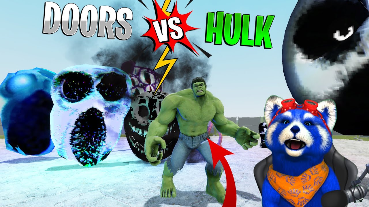 Hulk vs Doors Karakterleri Sizce Kim Yendi 🔴 NiKO ile G-mod - YouTube
