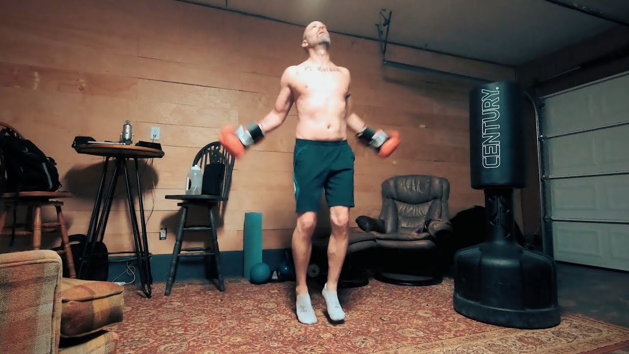 Saturday Burpees and Heavy Bag Training - YouTube