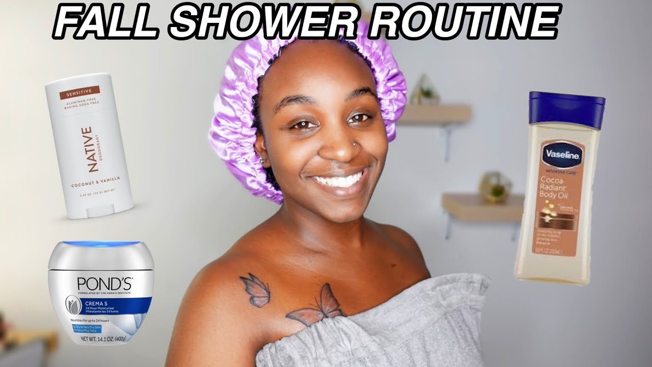 FALL🍂 NIGHT TIME SHOWER ROUTINE TO STAY MOISTURIZED ALL DAY - YouTube