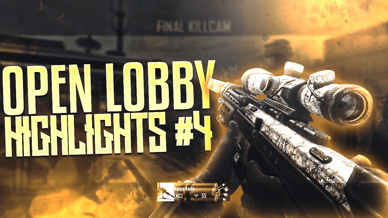 BO2 OPEN LOBBY HIGHLIGHTS! #4 - YouTube