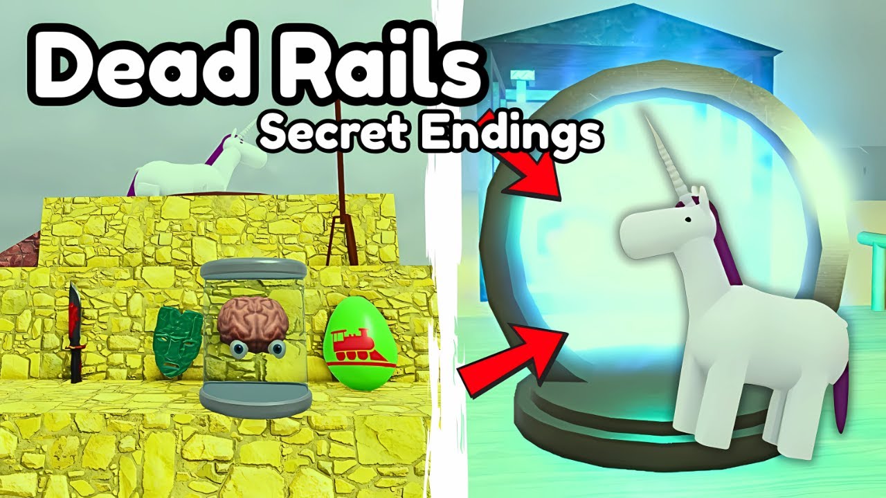 Dead Rails Alpha - All Secret Endings in Easter Event - Roblox - YouTube
