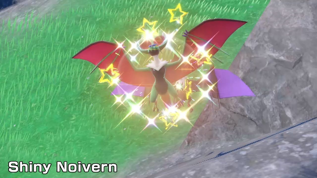 Shiny Hunt: Kalos #715 Noivern (Sound Wave Pokemon) - YouTube