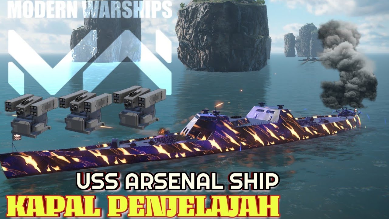 USS ARSENAL SHIP | MODERN WARSHIPS | RESOLUTION 4K 60FPS - YouTube