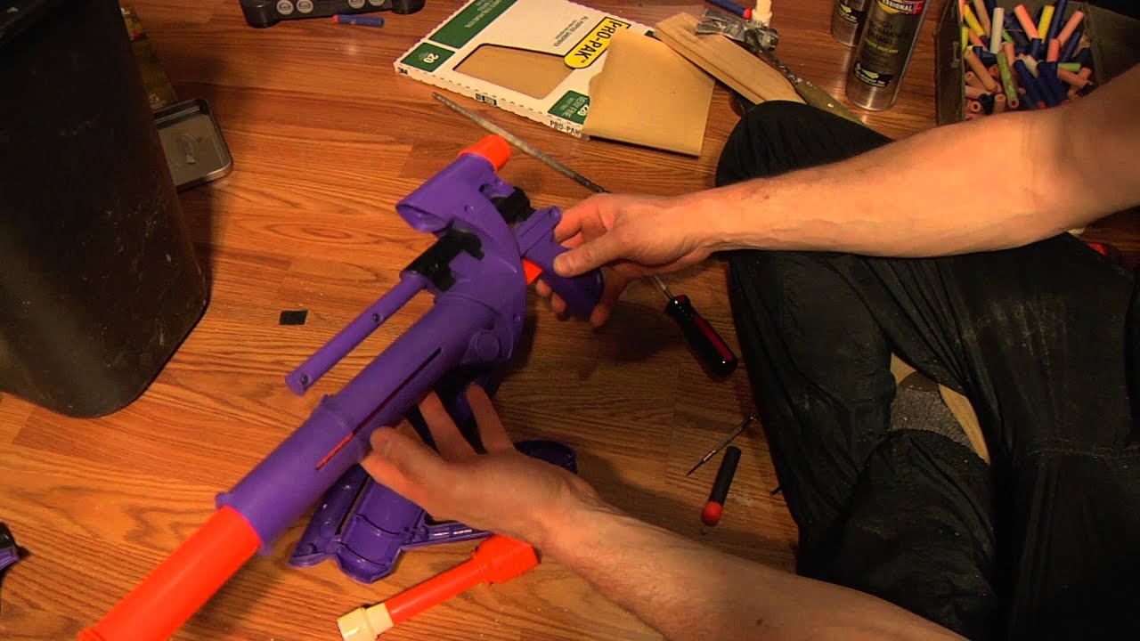 Nerf Big Bad Bow Re-Barrel | MOD GUIDE - YouTube