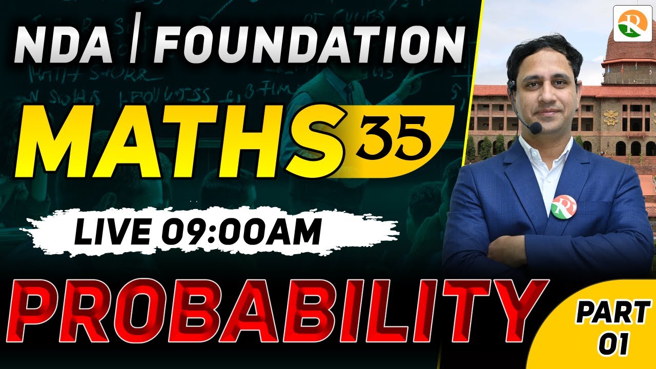 Probability-1 for NDA | NDA Maths online Classes | NDA Maths Class 2024 ...