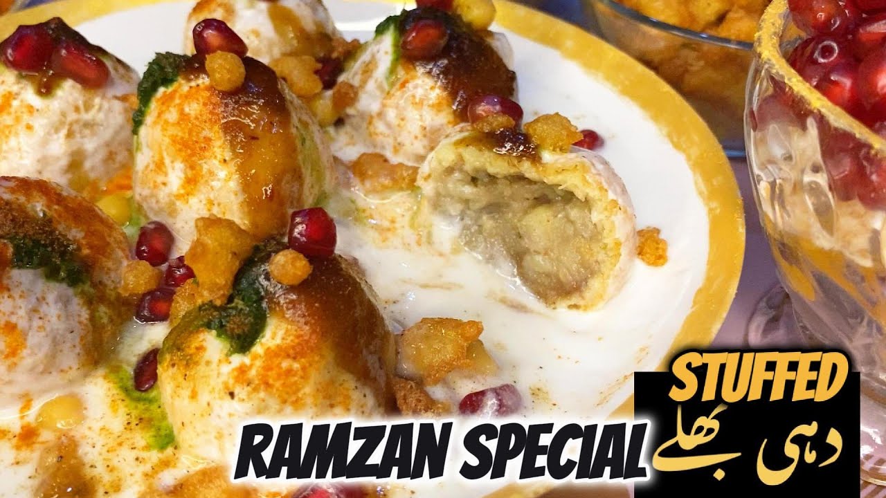 Stuffed Dahi Bhallay Recipe | Dahi Baray Recipe | Bahi Bhalay Recipe By ...