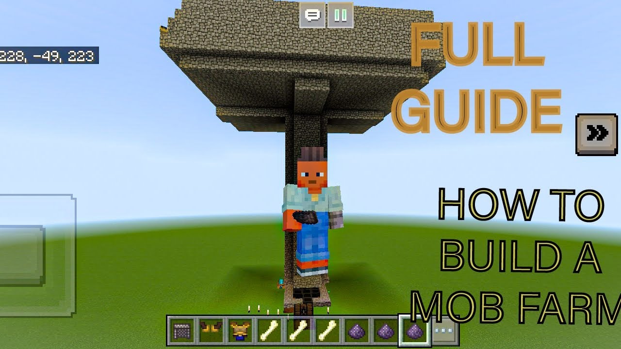 HOW TO BUILD A MOB FARM IN MINECRAFT (FULL GUIDE) - YouTube