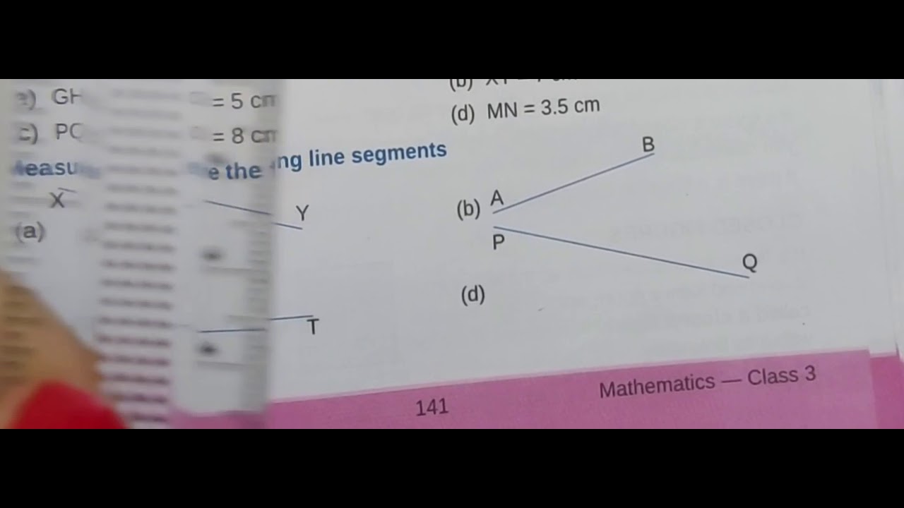 Measuring line segments - YouTube