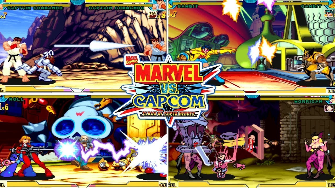 Marvel vs Capcom - Origen Strikers - Personajes especiales 🕹 - YouTube