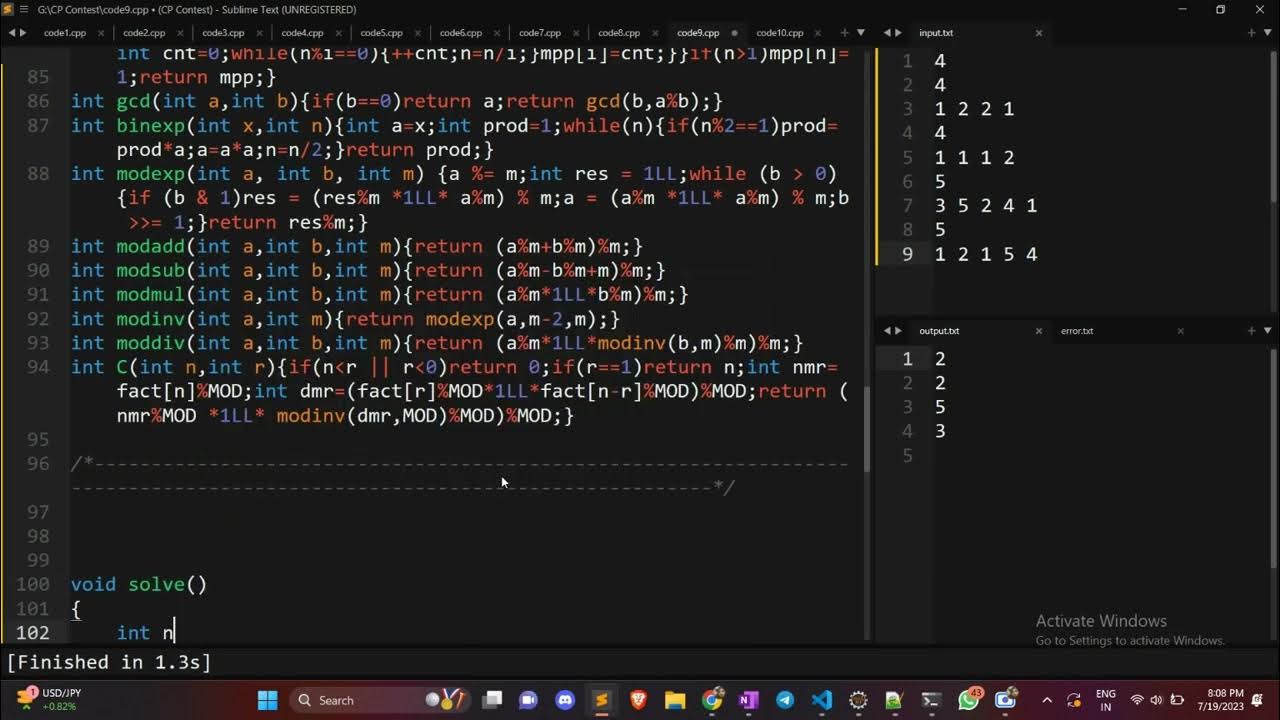 CodeChef Starters 99(Div. 2) Screencast | Global Rank 30 | AIR 17 ...