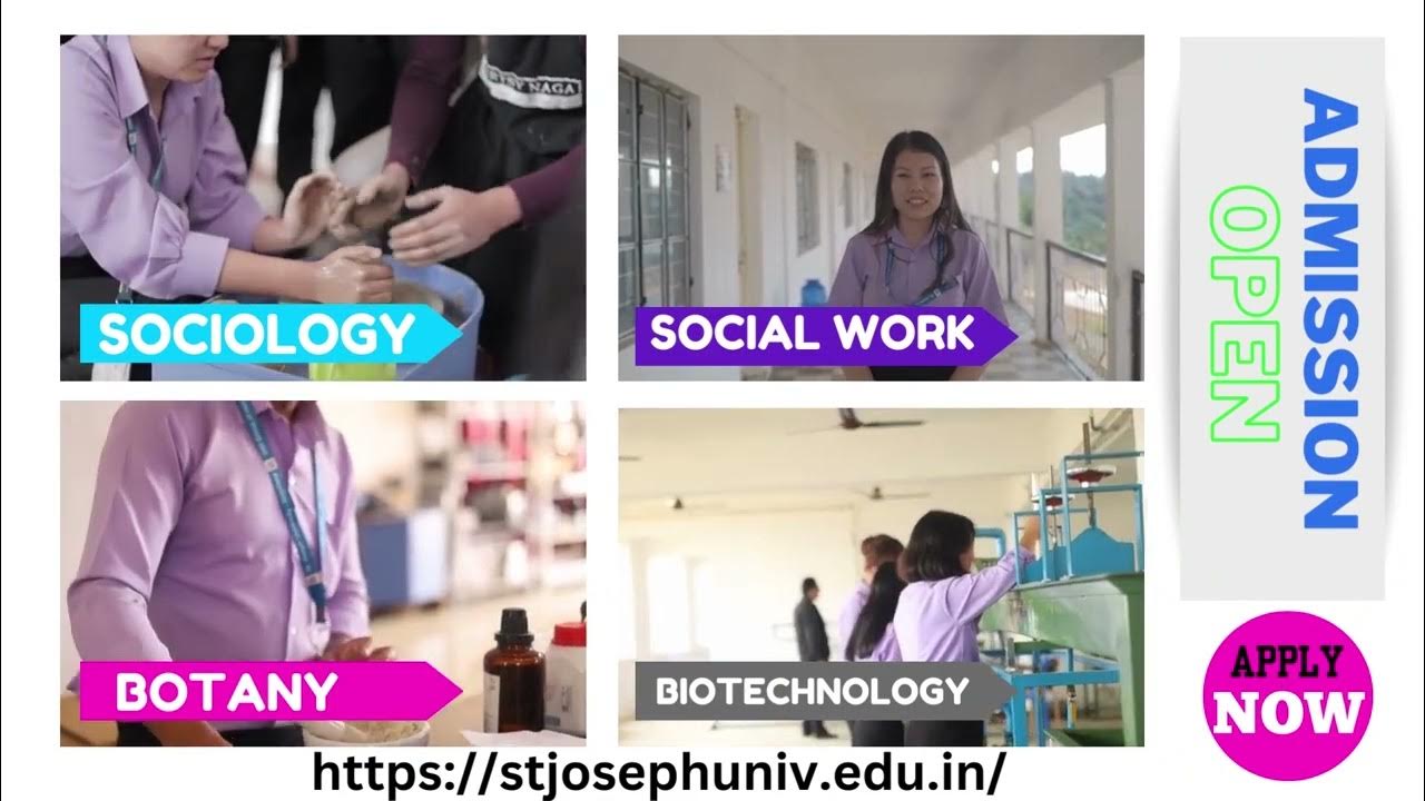 Admission Open 2023 PG&UG | St. Joseph University - YouTube