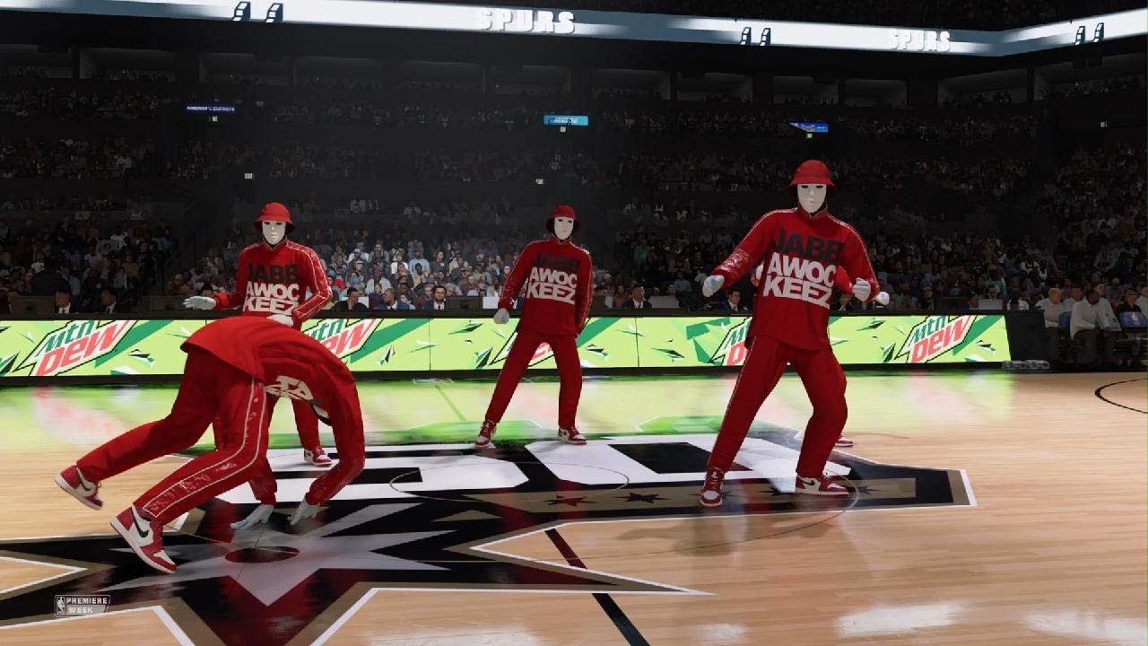 NBA 2K23 jabberwocky halftime show dance #2kShorts #Shorts #2KStory ...