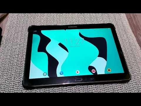 Tablet Samsung Galaxy Tab Pro 10.1 SM-T525 LineageOs 18.1 Android 11 - YouTube