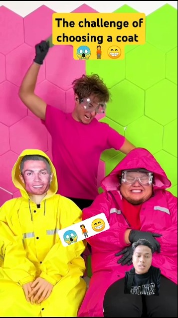 The challenge of choosing a coat 😱🧍 #challenge #partygames - YouTube