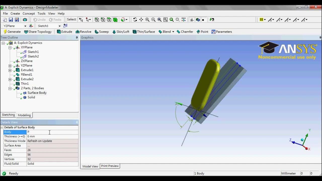 Drop Test in Ansys workbench - YouTube