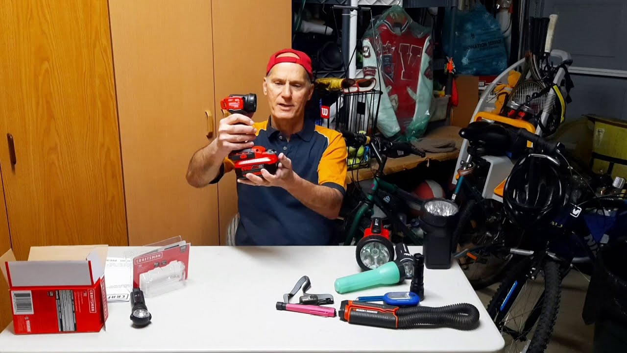 World's best flashlight! Craftsman LED task light unboxing! - YouTube