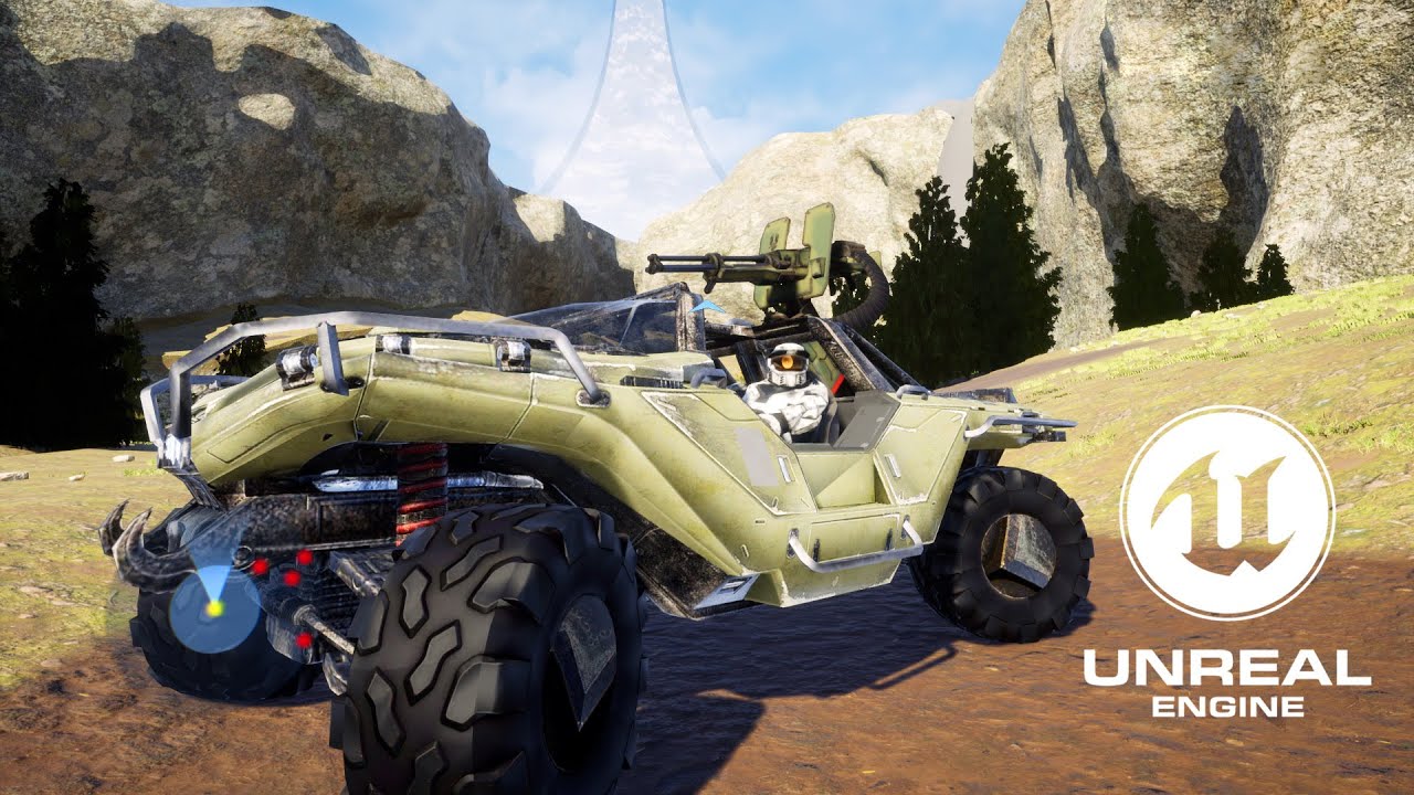 Project Blam: Halo Warthog in Unreal engine - YouTube
