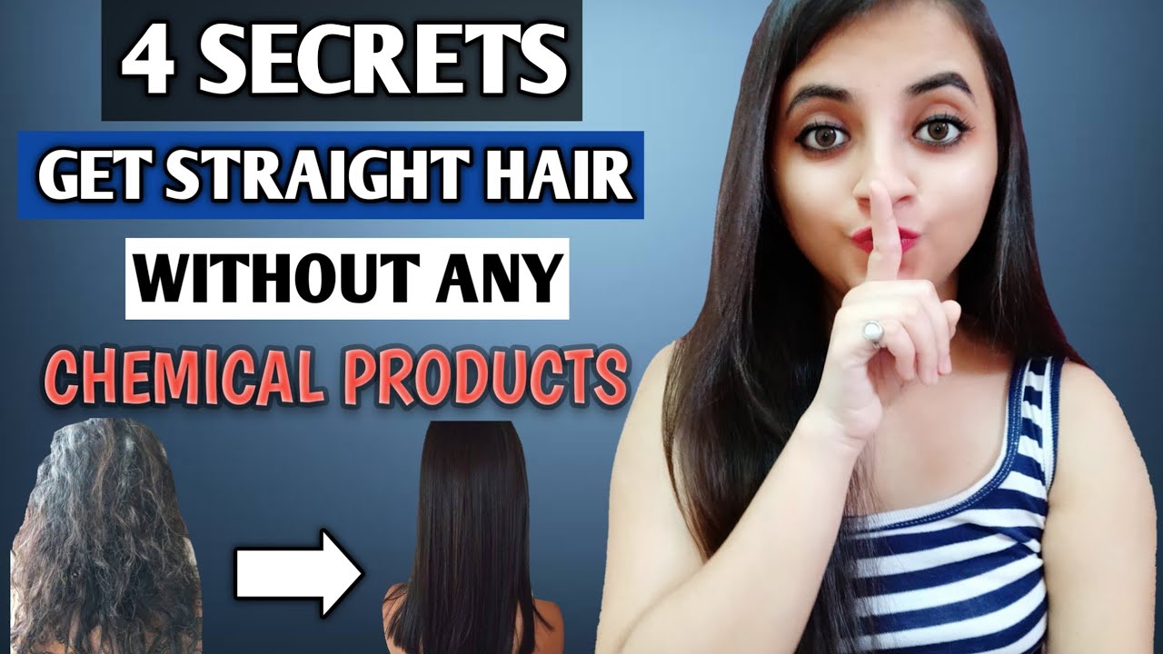 How To Get Straight Hair Naturally At Home Permanent Hair