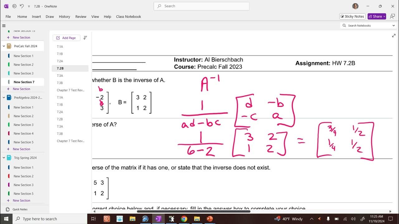 PreCalc 7 2B - YouTube