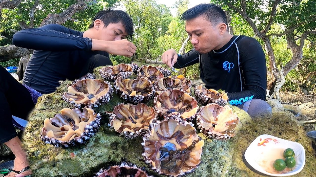 Ang kapal ng laman ng mga tuyom ngayun , kain tayu sa tabing dagat ...