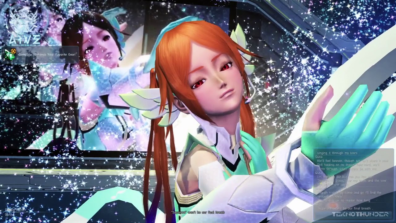 Phantasy Star Online 2 Closed Beta - Quna Performing "Eternal Encore ...