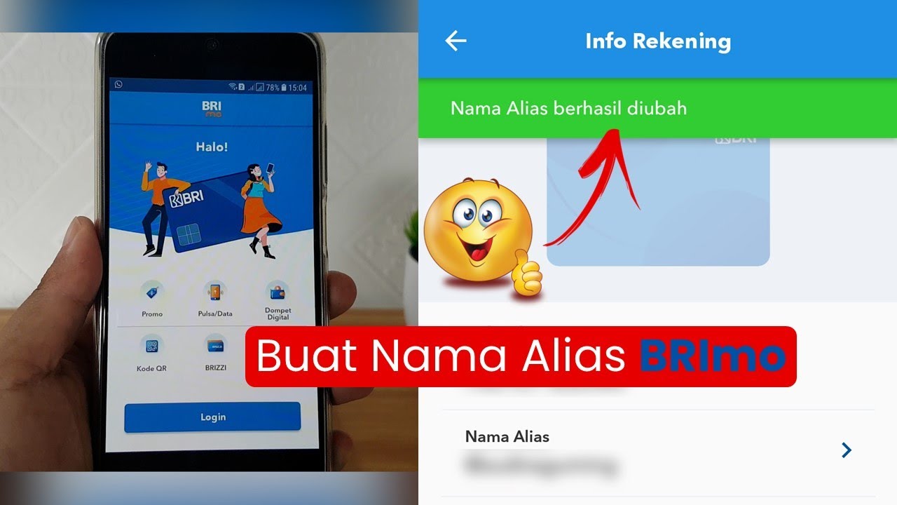 Cara Buat Nama Alias di BRImo - YouTube
